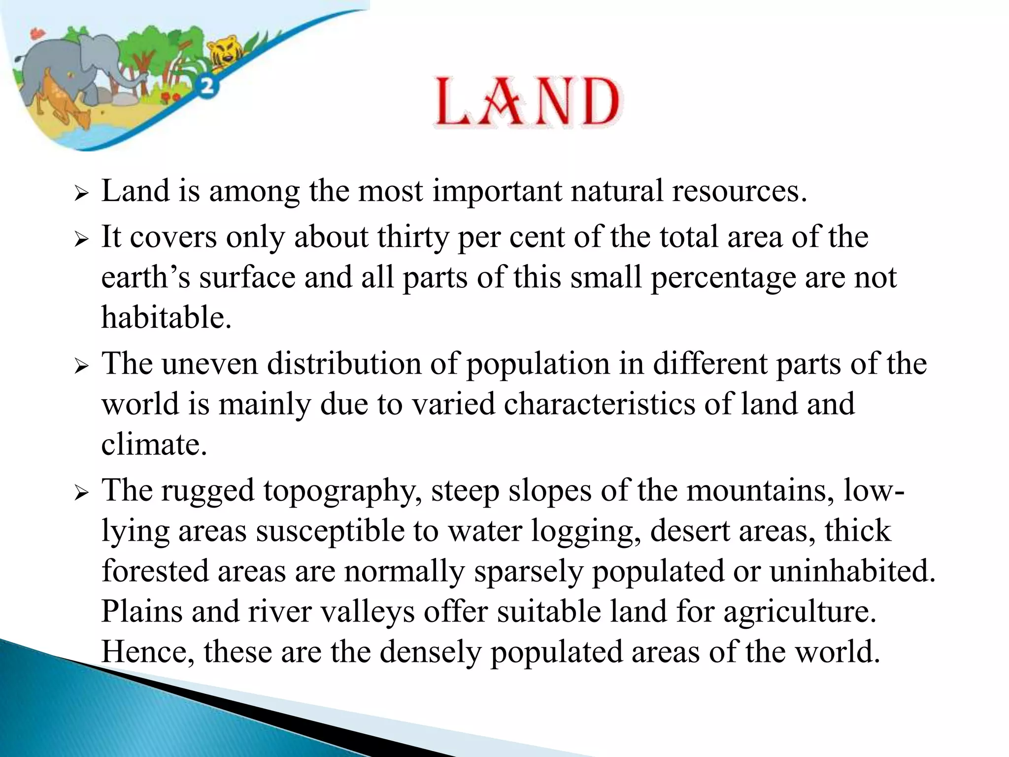 Land,soil,water,natural vegetation and wildlife VIII | PPTX