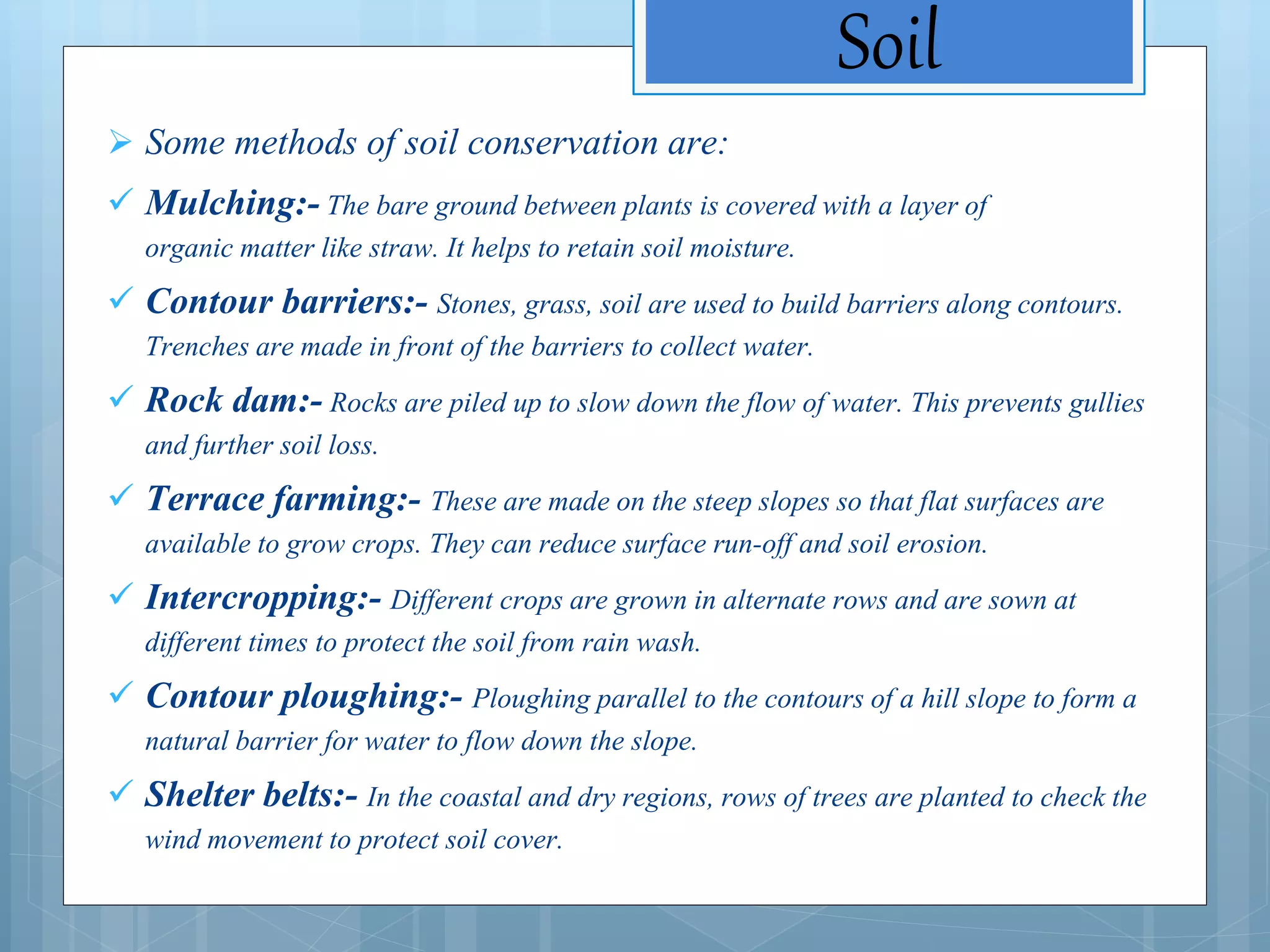 Land, soil, water, natural vegetation and wildlife resources | PPTX