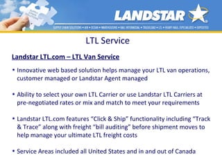 Landstar Presentation | PPT
