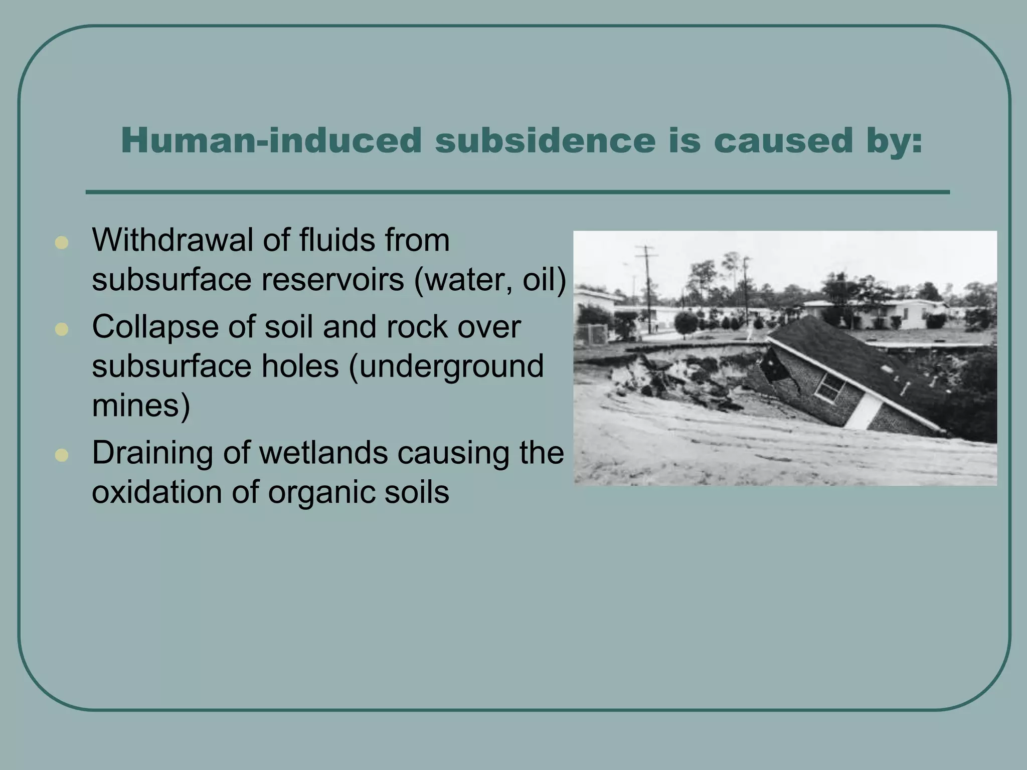 Land subsidence | PPT