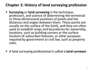 Land surveying Professional practice and Ethics 2022_2023.ppt