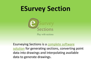 Land surveying software and design solution | PPTX