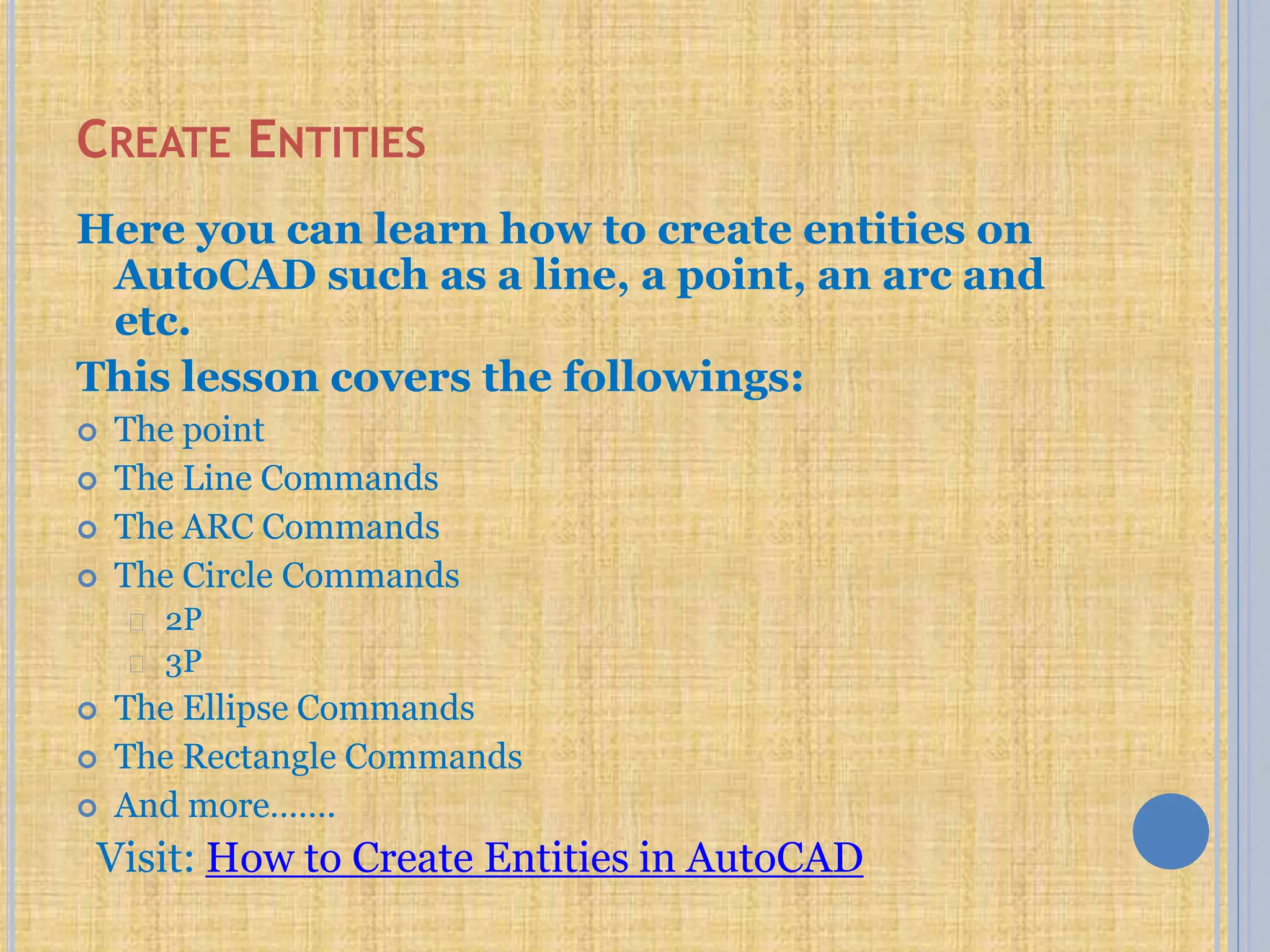 Land Surveying Software(AutoCAD) Tutorial | PPTX