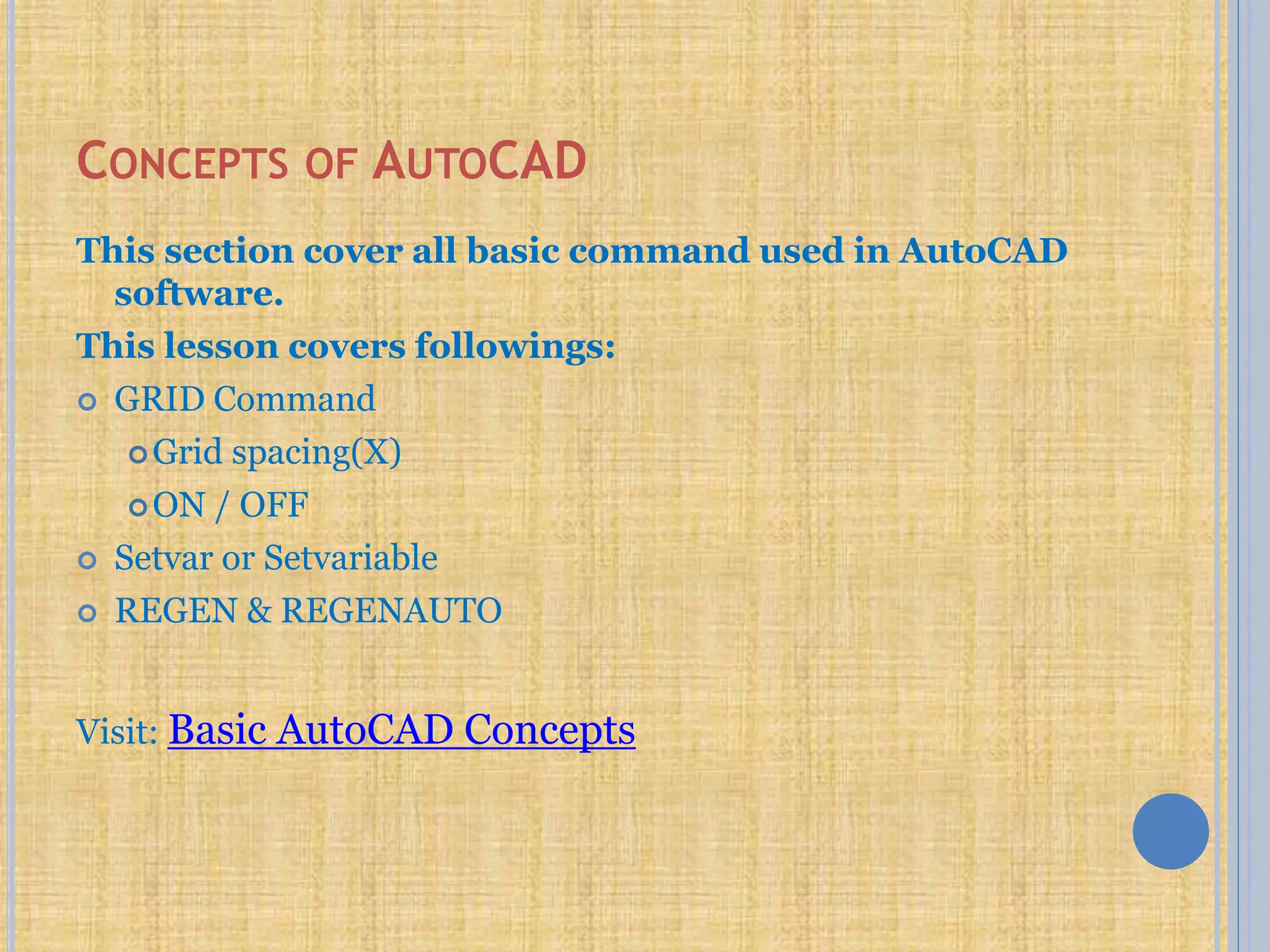Land Surveying Software(AutoCAD) Tutorial | PPTX