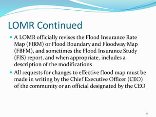 Land Surveyors, FEMA and Other Flood Zone Issues | PPTX