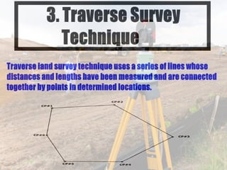 Land survey techniques | PPT