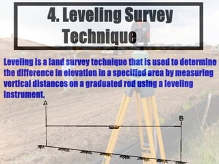 Land survey techniques | PPT