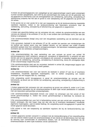 Landsverordening bescherming persoonsgegevens | PDF