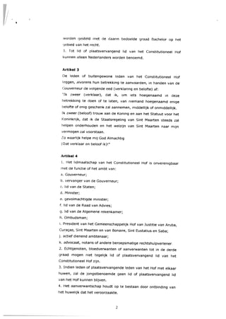 Landsverordening constitutioneel hof | PDF | Law