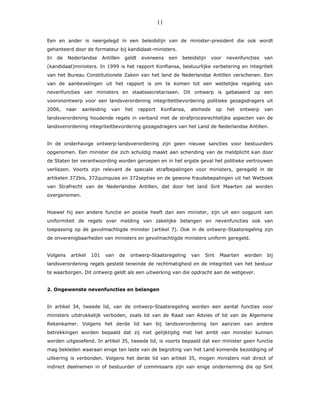 Landsverordening integriteitsbevordering ministers | PDF