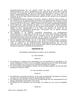 Landsverordening materieel ambtenarenrecht | PDF