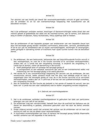 Landsverordening materieel ambtenarenrecht | PDF