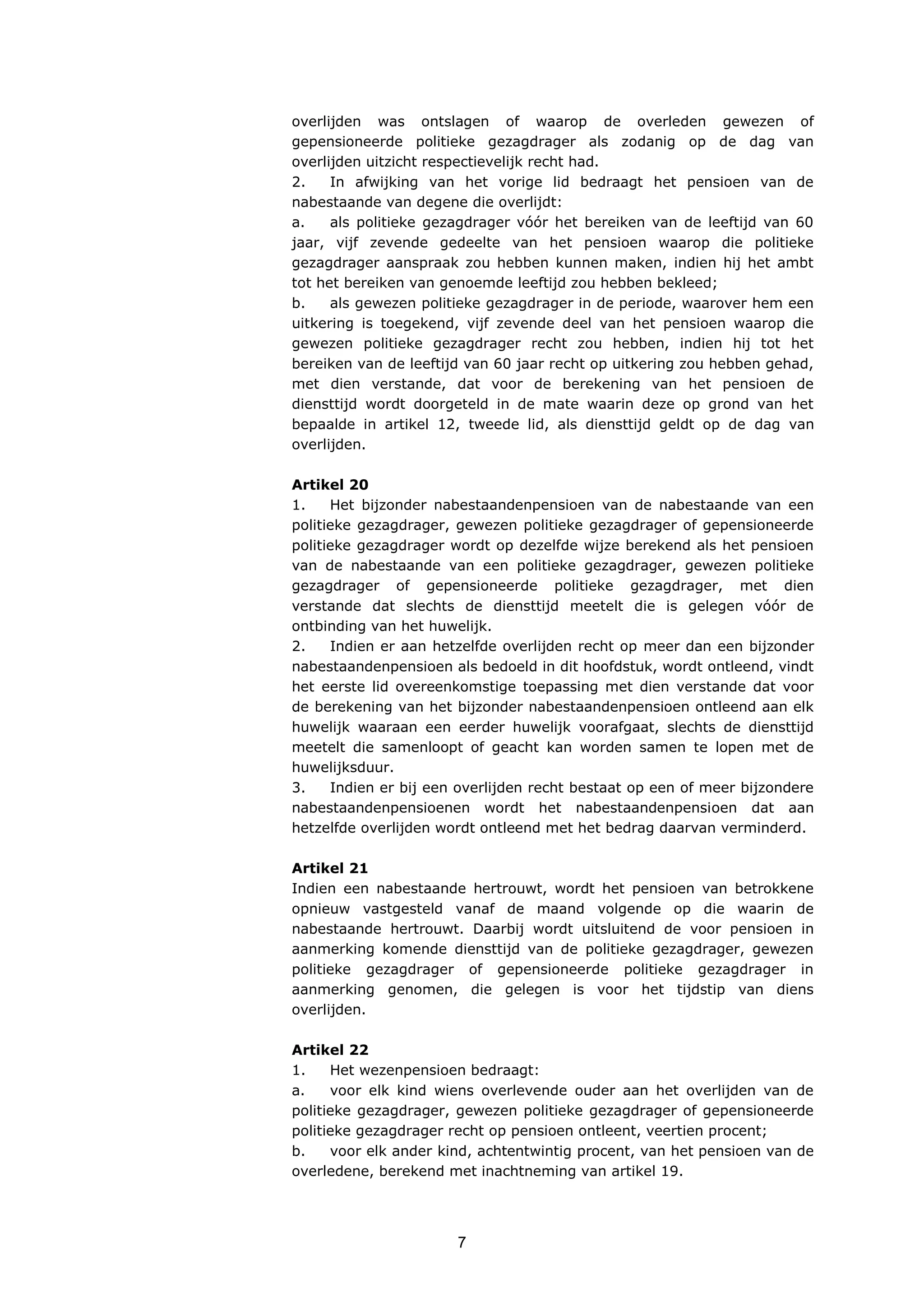 Landsverordening pensioenregeling politieke gezagdragers | PDF