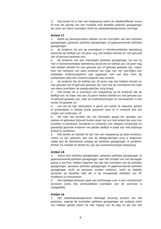 Landsverordening pensioenregeling politieke gezagdragers | PDF