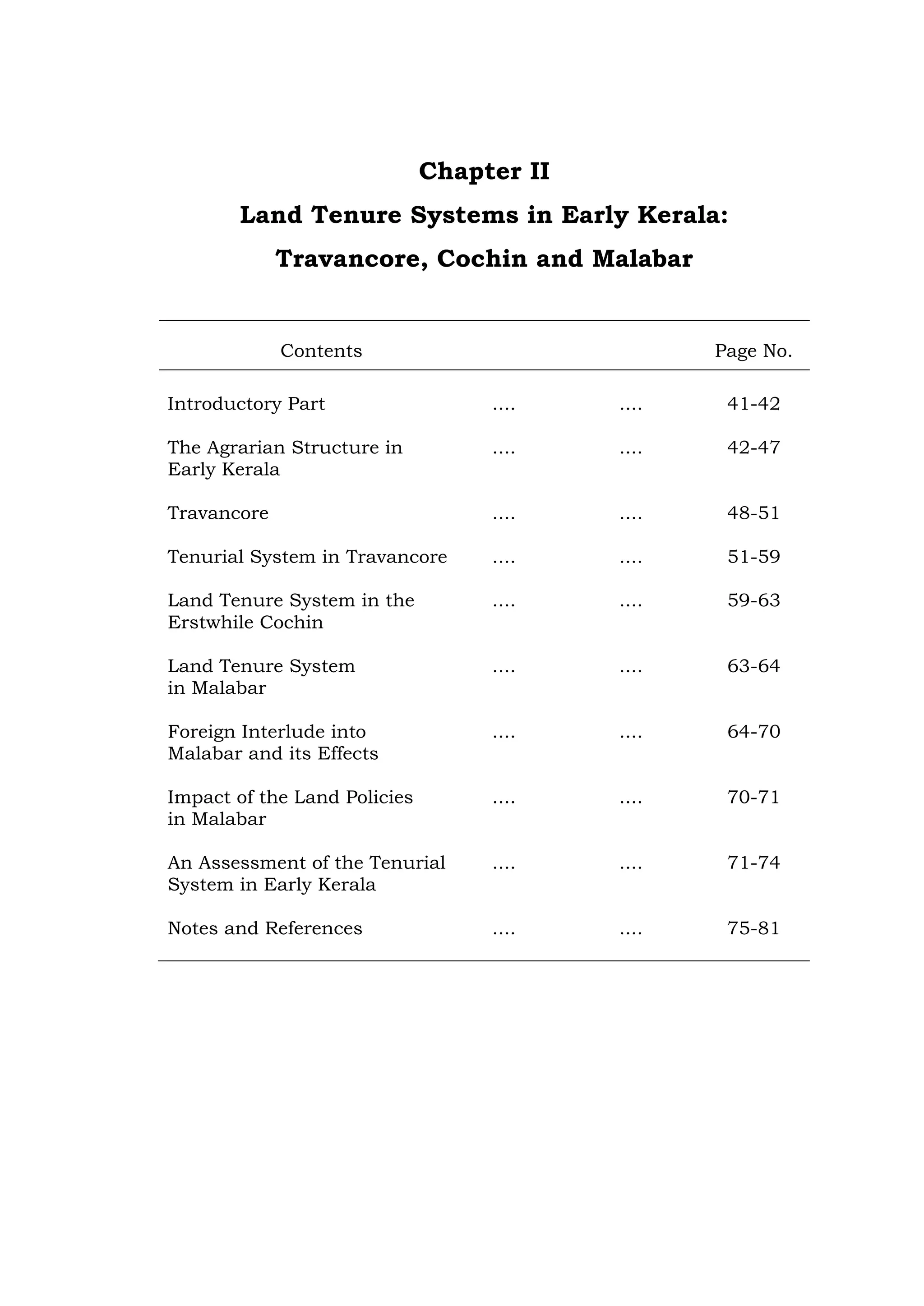 Land tenure system in kerala | PDF