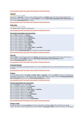 Land terms | DOCX