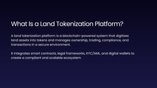 Land Tokenization Platform Development How to Build One.pdf