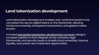Land Tokenization Platform Development How to Build One.pdf