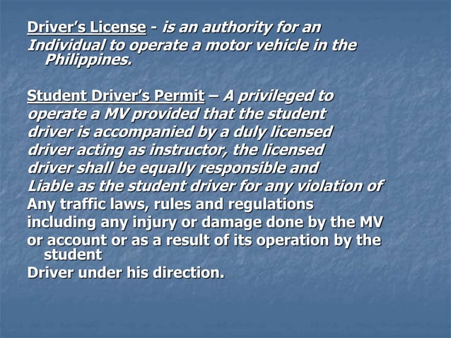 Land Transportation Office (LTO) Traffic Laws, Rules and Regulations.ppt