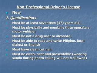 Land Transportation Office (LTO) Traffic Laws, Rules and Regulations.ppt