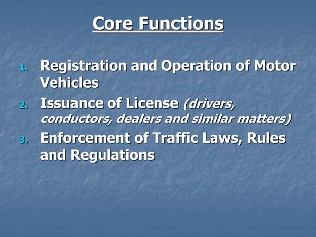 Land Transportation Office (LTO) Traffic Laws, Rules and Regulations.ppt