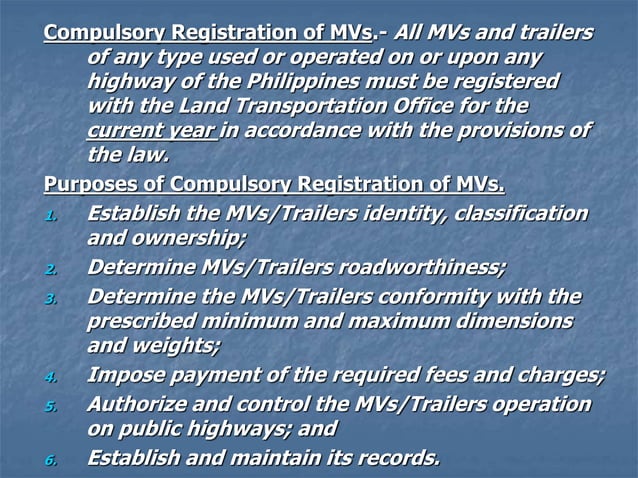 Land Transportation Office (LTO) Traffic Laws, Rules and Regulations.ppt