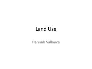 Land use | PPT