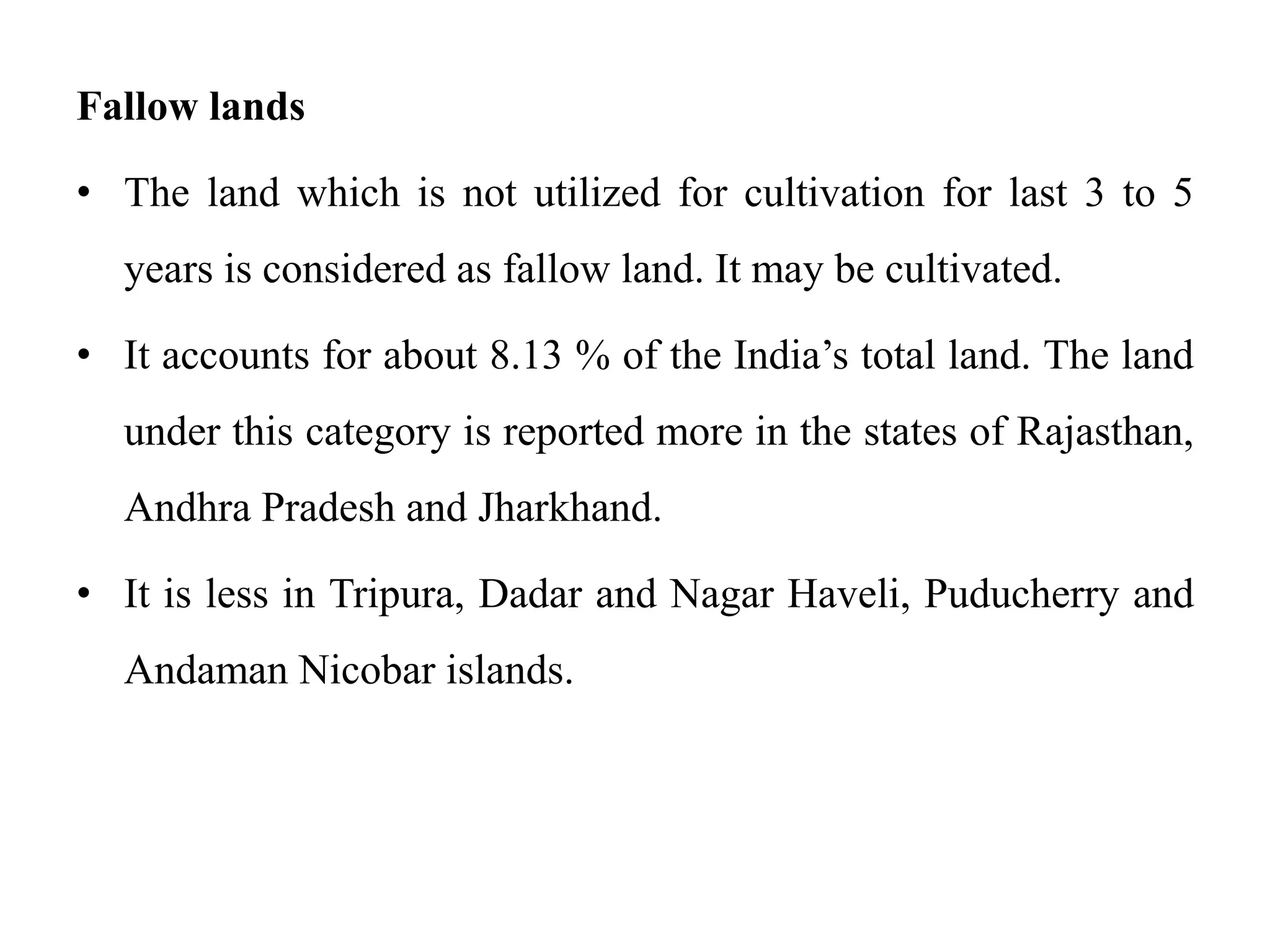 Land use-pattern in India and how to conserv the land | PPTX