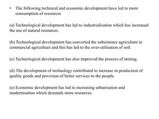 Land use-pattern in India and how to conserv the land | PPTX