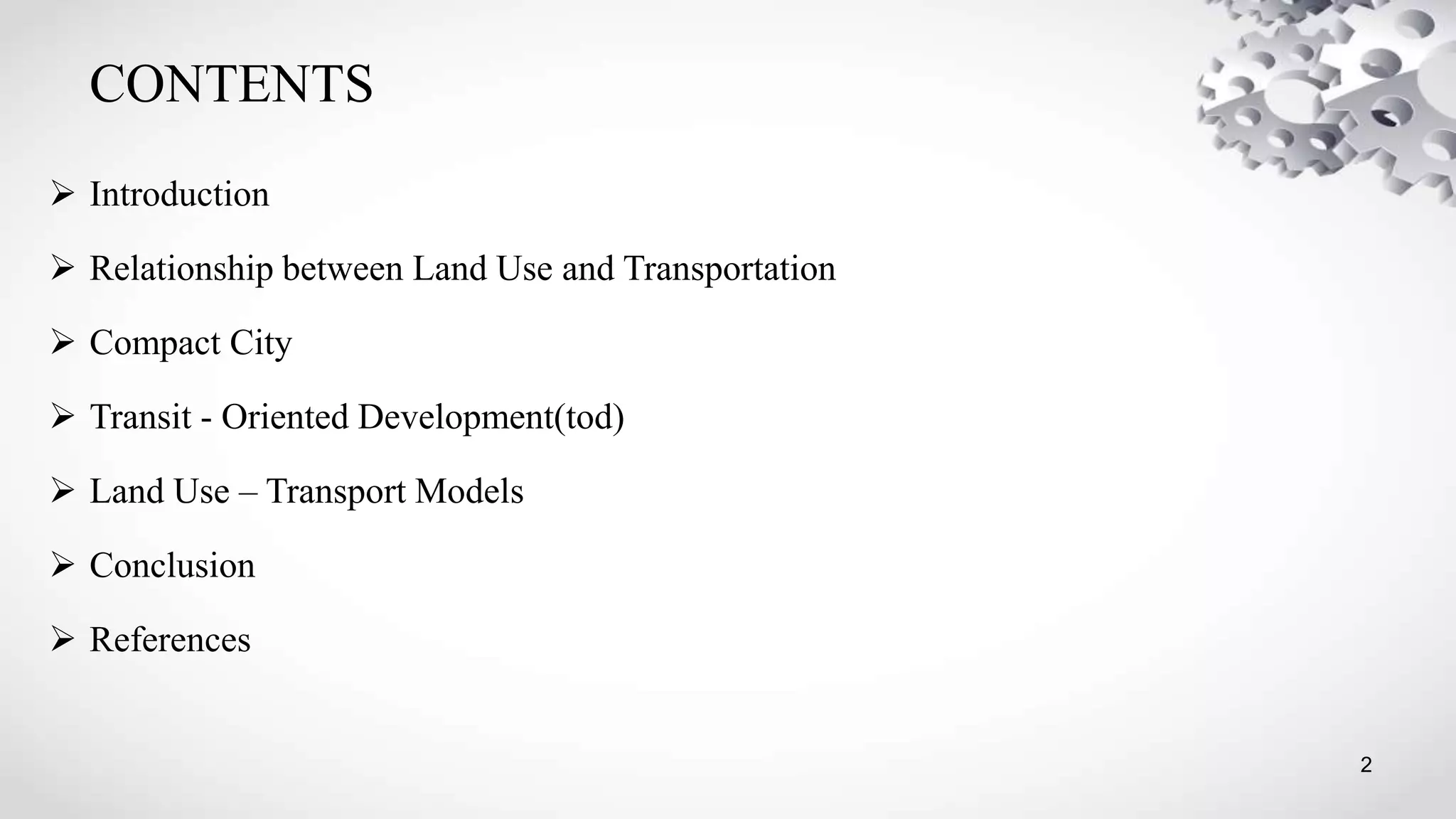 Land use transportation relation | PPTX