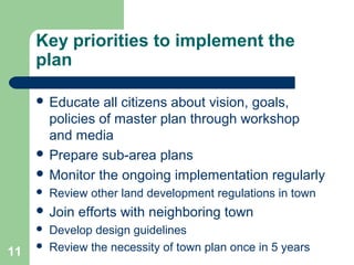 Land use and building control as a tool for implementation of master ...