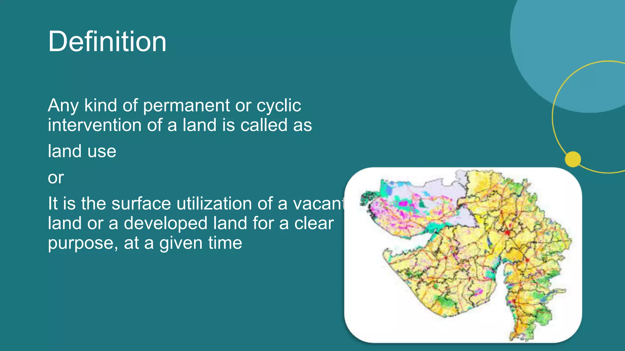 Land use and land cover ppt | PPTX