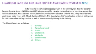 Land use and land cover classification | PDF