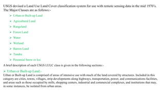 Land use and land cover classification | PDF