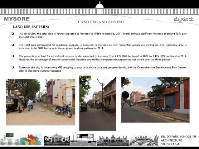 Land use and zoning of mysore | PPTX