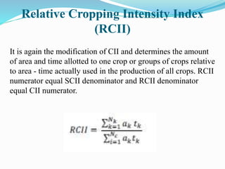 Land use cropping system | PPTX