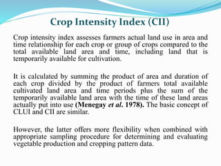 Land use cropping system | PPTX