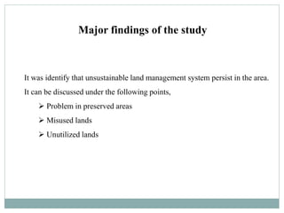 Land use issues | PPTX