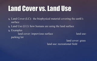Landuse landcover mapping | PPTX