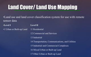 Landuse landcover mapping | PPTX