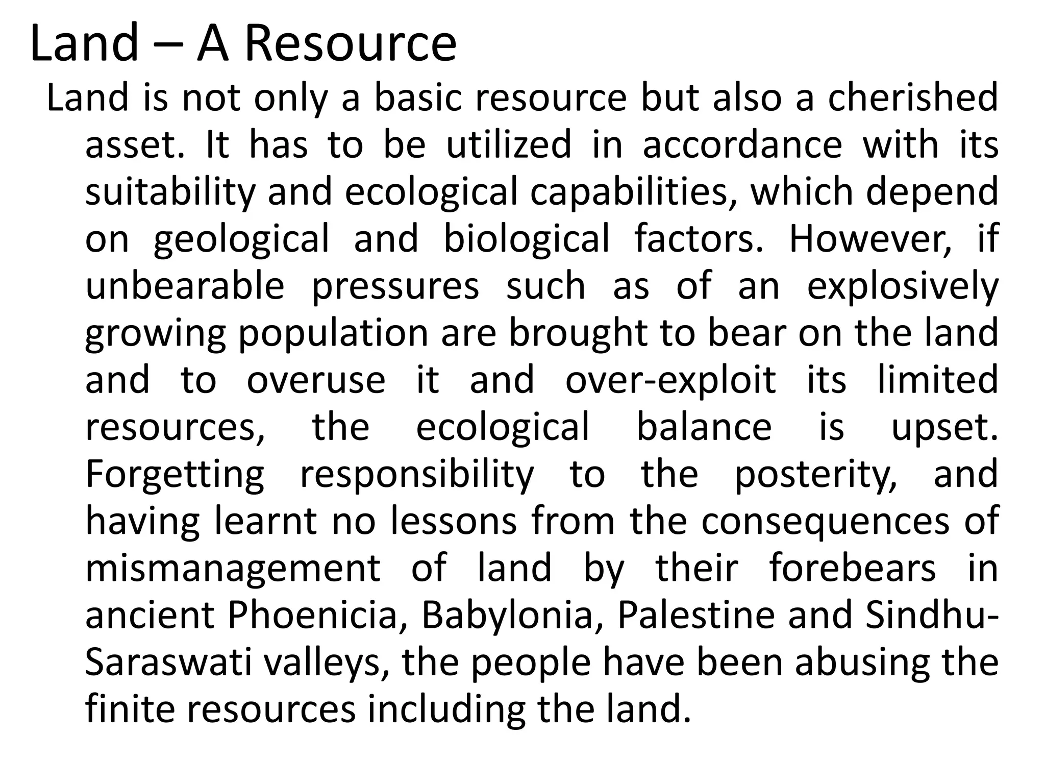 Land use management | PPTX