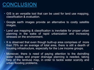 Landuse mapping using arc gis | PPTX