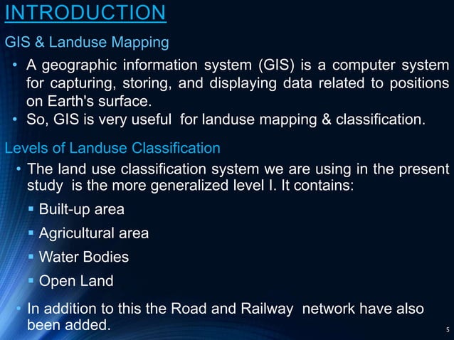 Landuse mapping using arc gis | PPTX