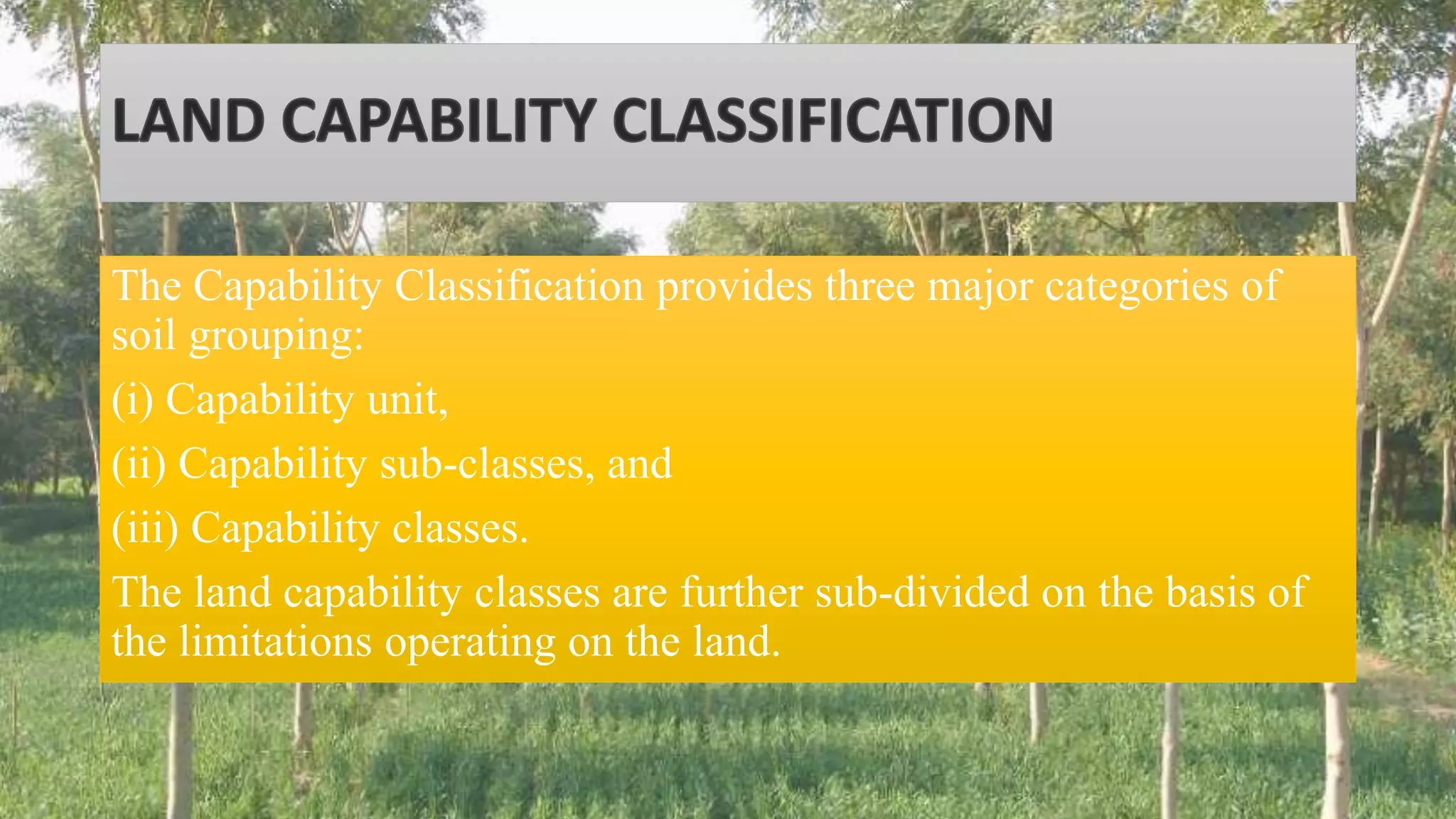 Land use pattern classification | PPTX