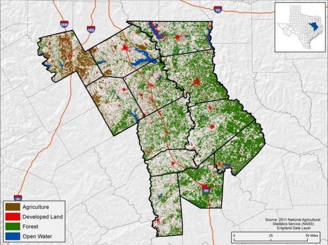 Land use trends in the Trinity River basin | PPT