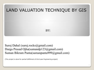 Land valuation | PPTX