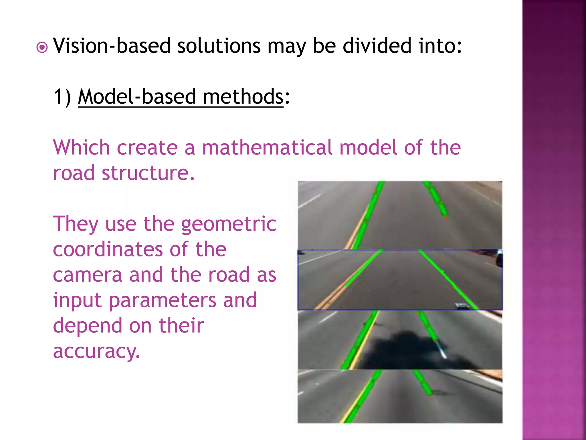 Lane detection sensors | PPTX