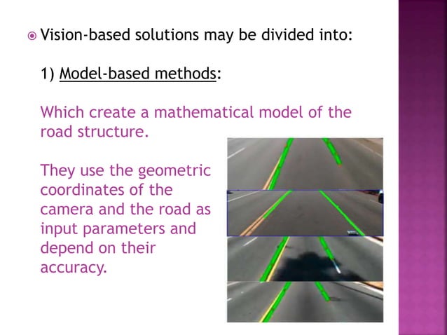 Lane detection sensors | PPTX | Auto Safety Technologies | Auto Technology