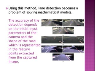 Lane detection sensors | PPTX