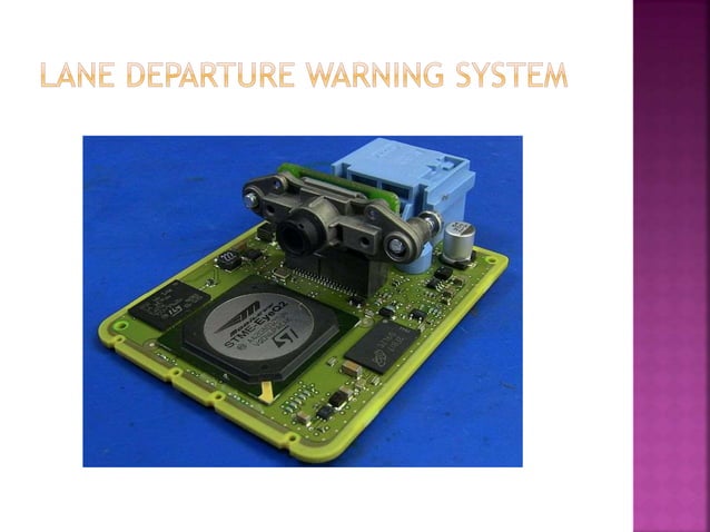 Lane detection sensors | PPTX | Auto Safety Technologies | Auto Technology